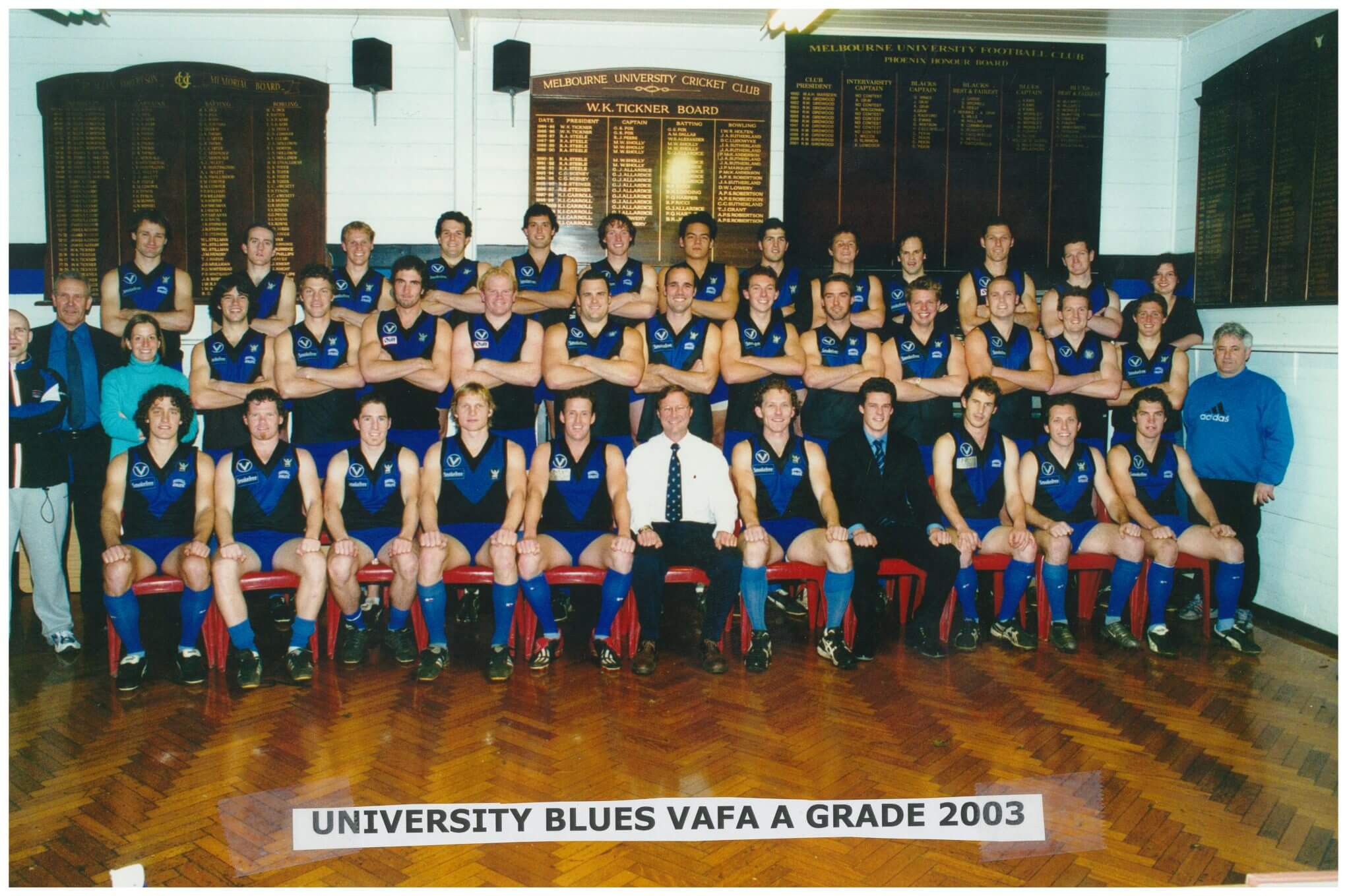 Team Photos – 2001 to 2010 – University Blues Football Club